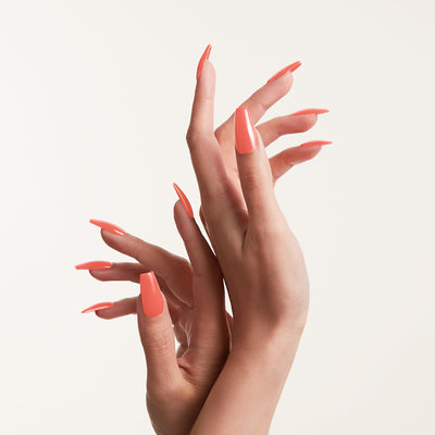 Neon Hot Coral Nail Gel Polish 10ml | Gel Nail – Mylee