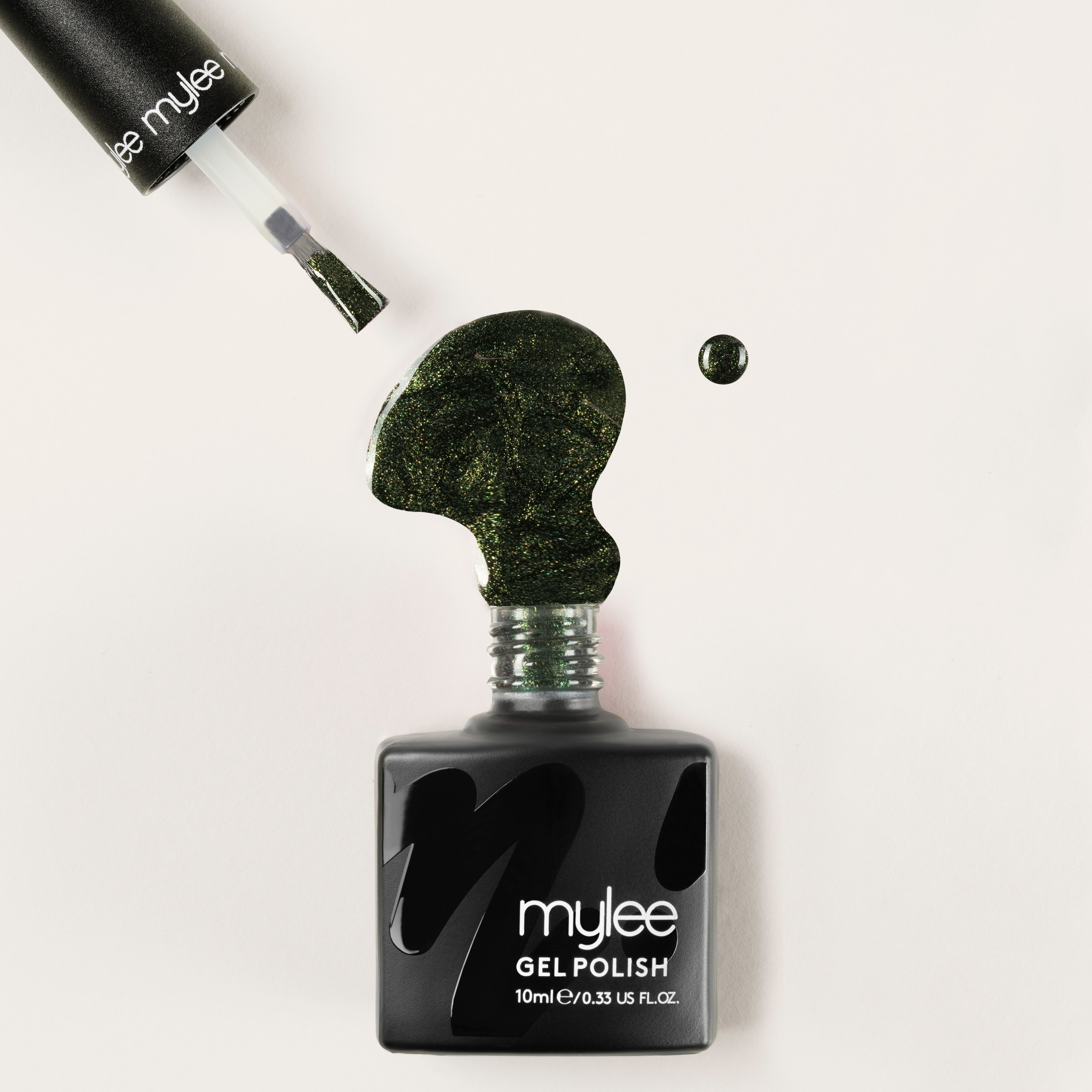 Khaki Green Nail Gel Polish 10ml | Dollar Signs – Mylee