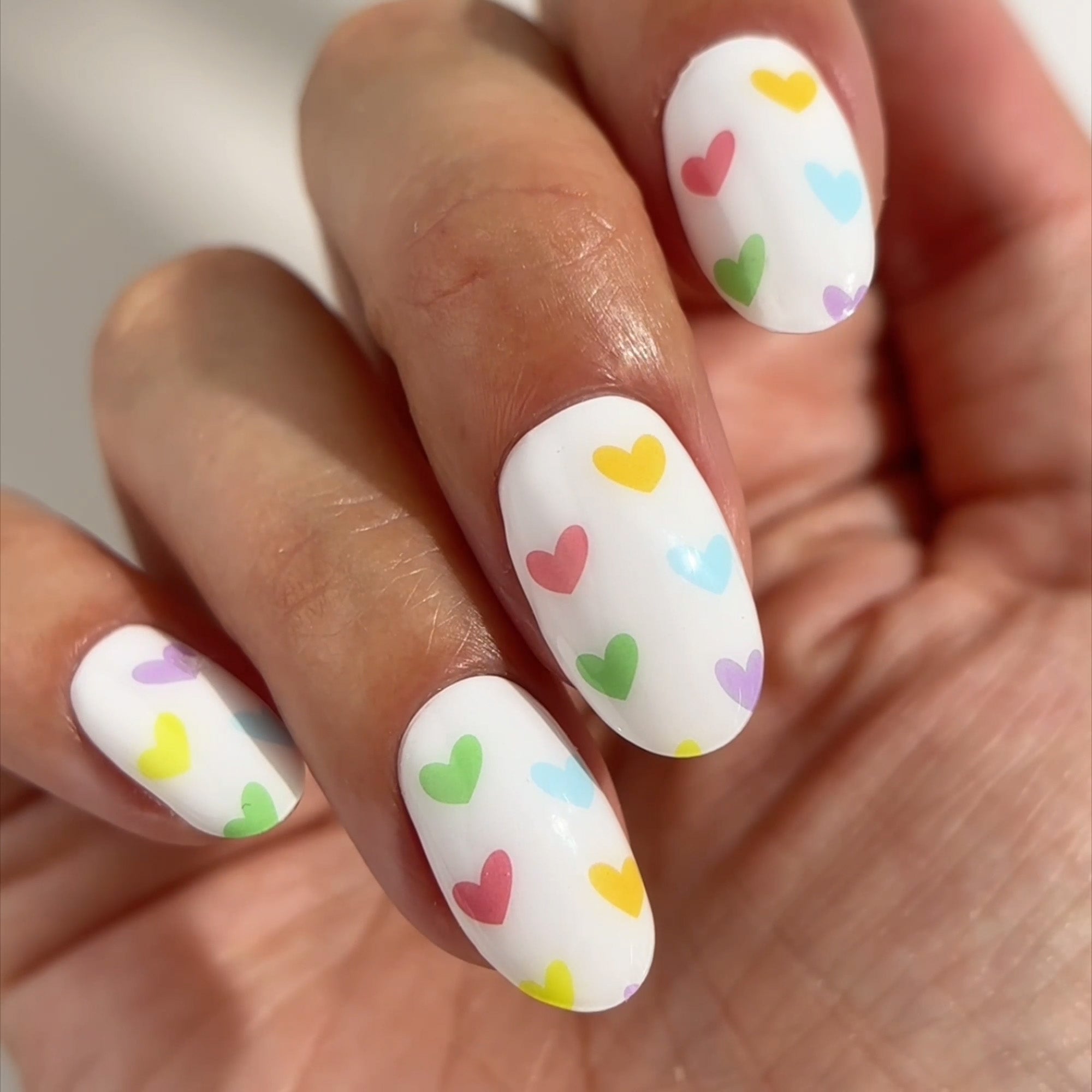 Heart nails - Get inspiration to do your manicure at home – Mylee