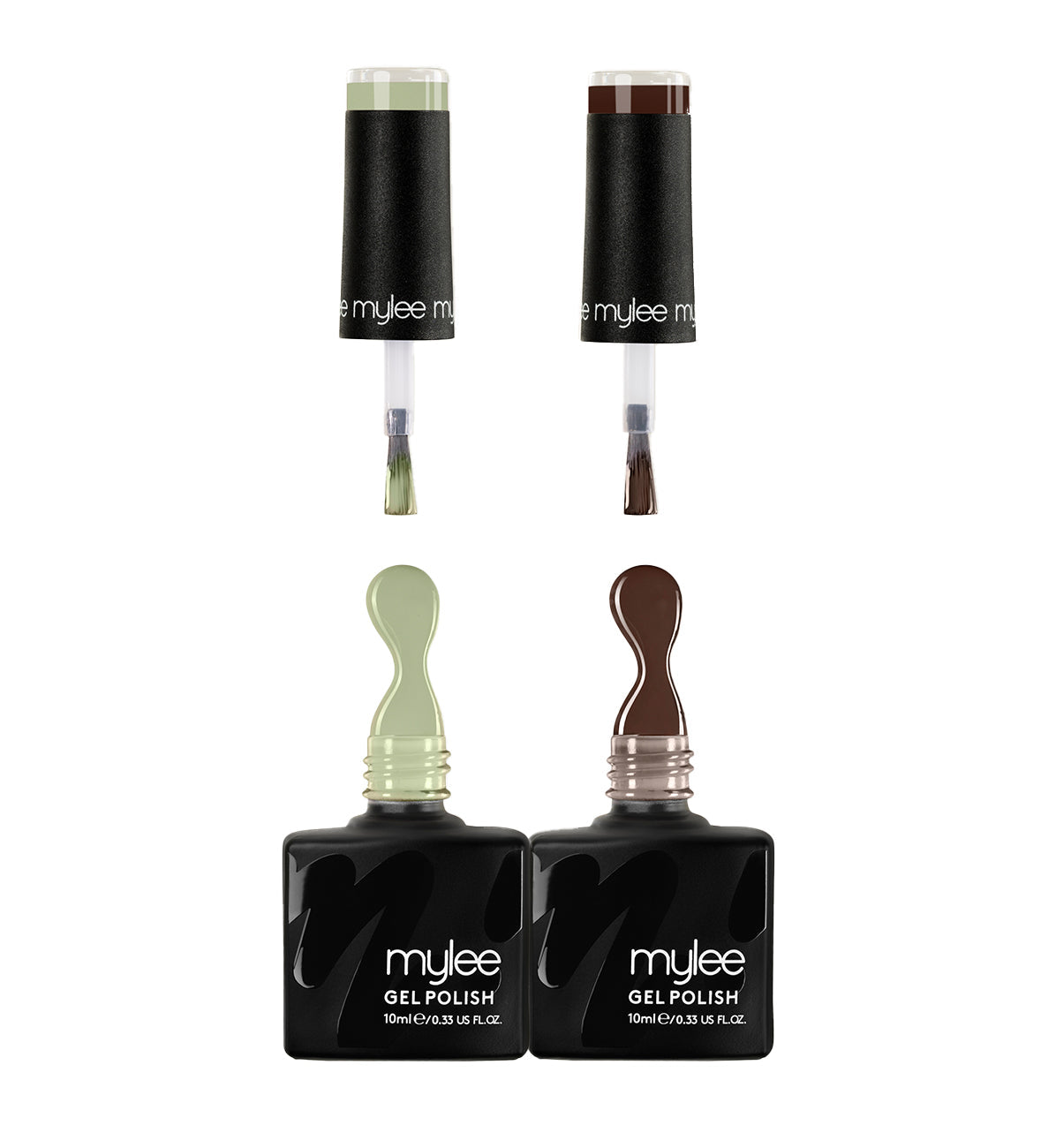 Turquoise & Dusty Pink Gel Nail Polish 2 Pack | Gel Nail Set – Mylee