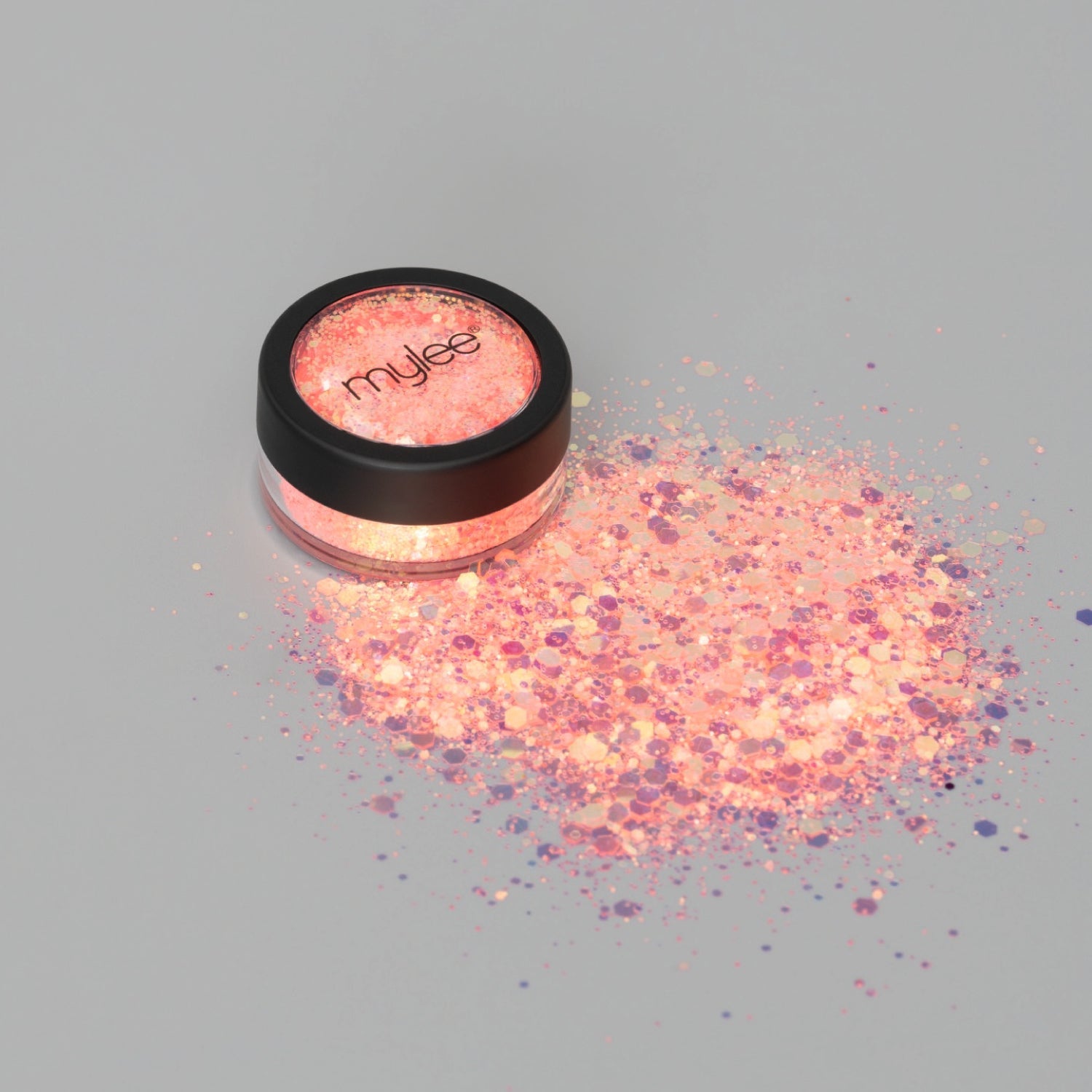 Coral Orange Nail Glitter | All That Glitters – Mylee