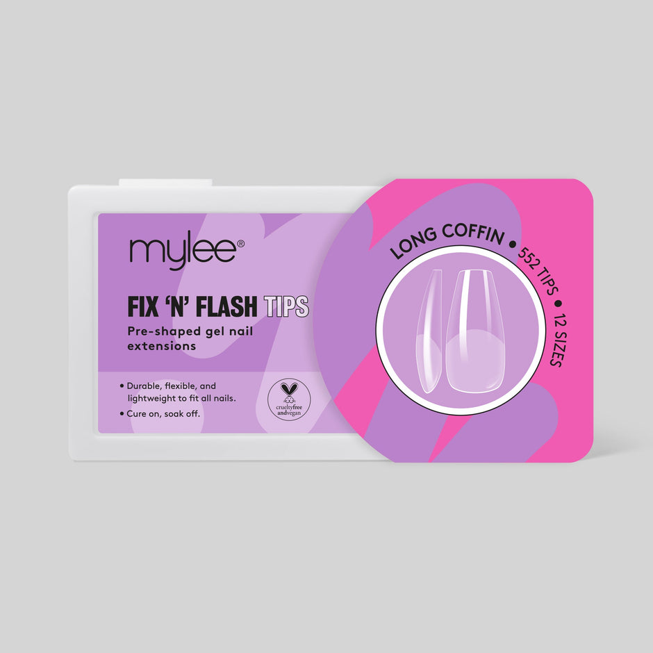 Fix ‘N’ Flash Tips | At-Home Soft Gel Mani Extensions – Mylee