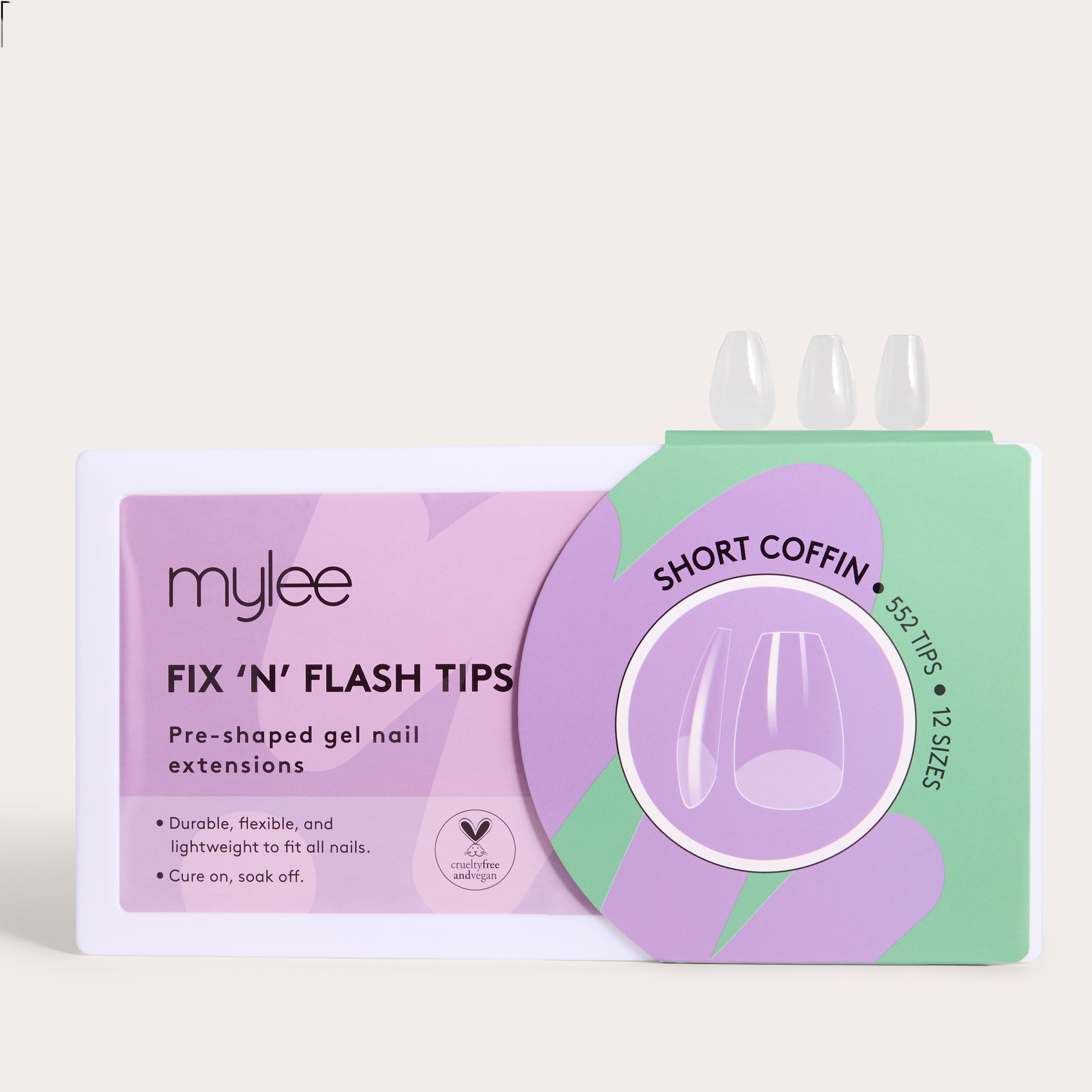 Fix ‘N’ Flash Tips | At-Home Soft Gel Mani Extensions – Mylee
