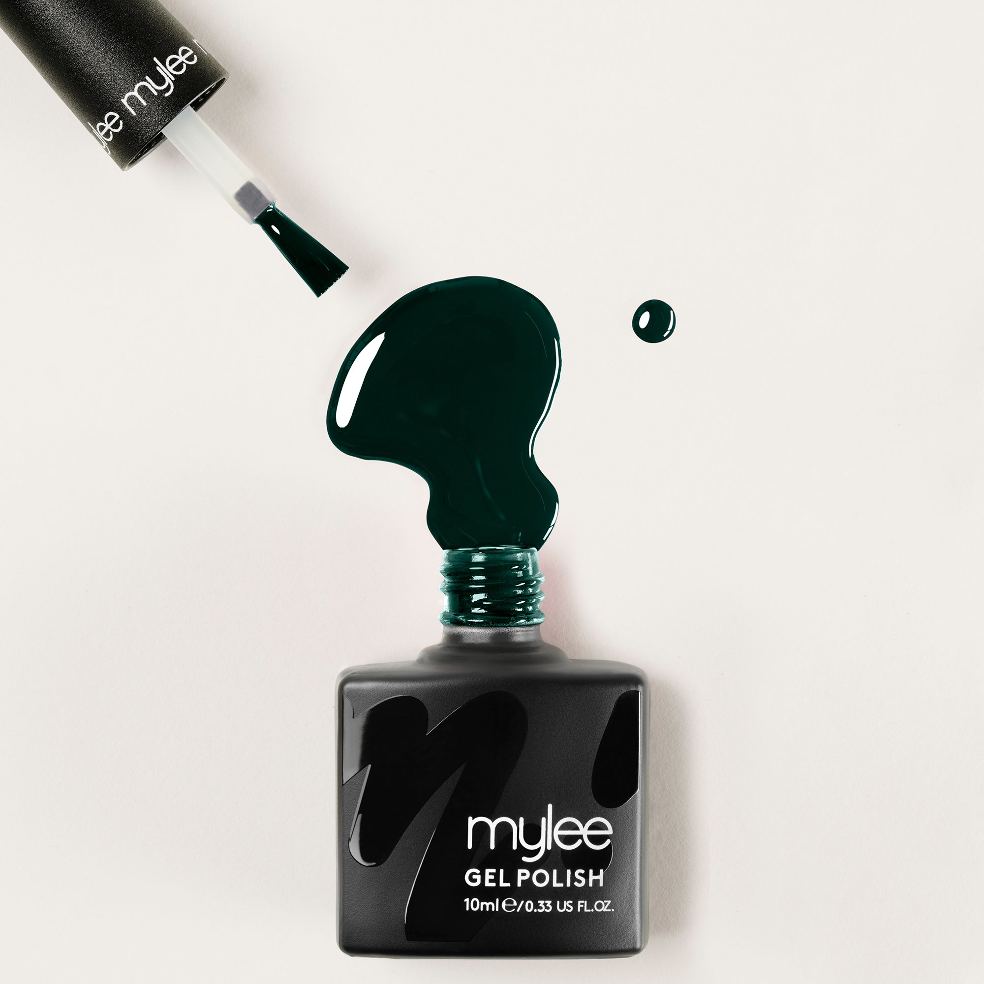 Deep Dark Green Nail Gel Polish 10ml | Gel Nail – Mylee